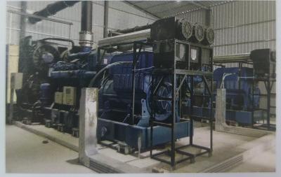 Cina Generatore di biogas da 100 KVA con avvio elettrico e alternatore senza spazzole in rame puro in vendita