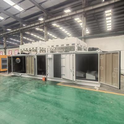 China Energiecentrale Site Natuurgasgenerator 600-1200kw 50HZ/60HZ Engels besturingssysteem Te koop