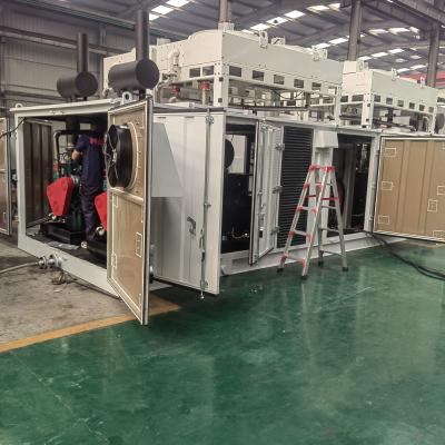 China Método de resfriamento por água 1250 kva Gerador de gás totalmente automático de 1 MW para sistema CHP 400V/230V à venda