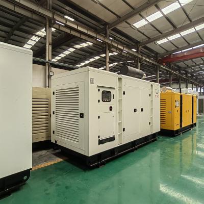 Cina 750 KVA generatore diesel silenzioso a 100% alternatore senza spazzole in rame classe di protezione IP23 in vendita