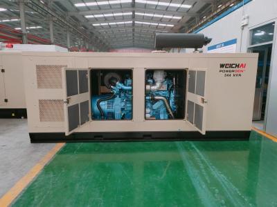 中国 連続電源 350kva 280KW 静かな動作のためのウェイチャイ天然ガス発電機 販売のため