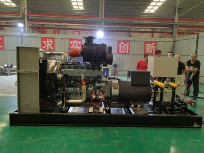 China 150kw 200kw aardgas biogas CNG LNG LPG methaan generator met CHP afvalwarmte terugwinning Te koop