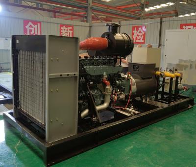 China 150kw 200kw aardgas biogas CNG LNG LPG methaan generator met CHP afvalwarmte terugwinning Te koop