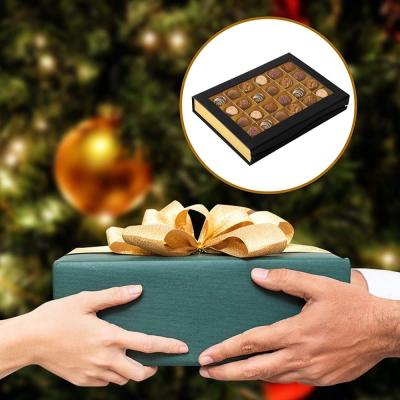 China 24 Cavities Custom Chocolate Sweet Gift Boxes Packaging With Window for sale