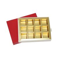 China Red 4cm Height Chocolate Gift Packaging Boxes , Printed Chocolate Boxes 20 Cavity for sale