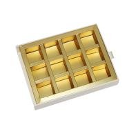 China Red 4cm Height Chocolate Gift Packaging Boxes , Printed Chocolate Boxes 20 Cavity for sale