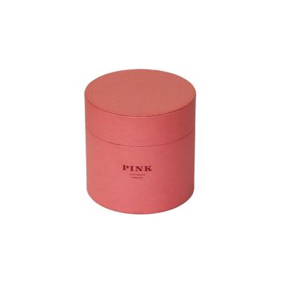 China Wiederverwendbarer 10cm Durchmesser-Rosa-Zylinder-Papier-Kasten für das Hemd-Verpacken zu verkaufen