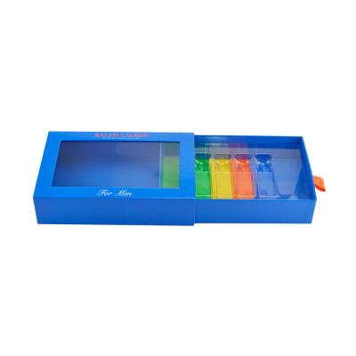 China OEM Welkome de Giftdozen van het 4 Stukkenparfum. Met de hand gemaakte Dozen van de dia de Open Gift Te koop