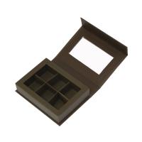 China Customized Size 6 Lattices Empty Truffle Boxes With Inserts Handmade for sale