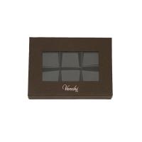 China Customized Size 6 Lattices Empty Truffle Boxes With Inserts Handmade for sale