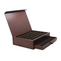 China OEM Service Double Layer Chocolate Gift Packaging Boxes With Drawer Base for sale