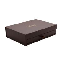 China OEM Service Double Layer Chocolate Gift Packaging Boxes With Drawer Base for sale