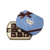 China Elliptical Shape Truffle Chocolate Gift Packaging Boxes Removable Inner Tray for sale