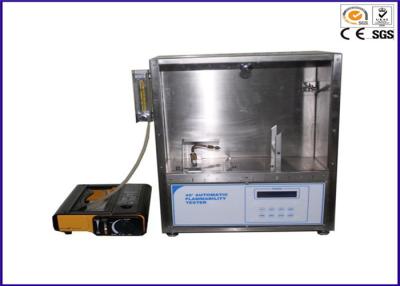 Китай Лаборатория АСТМ Д1230 оборудование для испытаний воспламеняемости представления ткани 45 градусов продается