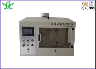 China Single Flame Source Flammability Test Apparatus White Color Iso 11925-2 Standard for sale