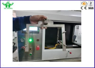 China Single Flame Source Flammability Test Apparatus White Color Iso 11925-2 Standard for sale
