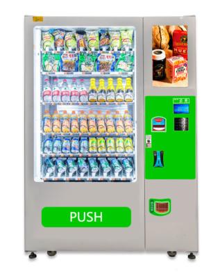 China Customizable Convenient Snack Drink Automatic Vending Machine Traffic Locations for sale