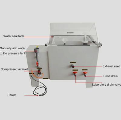 China 1-Year Continuous Corrosion Cabinet 220V Salt Fog Test Chamber For Salt Spray Testing for sale