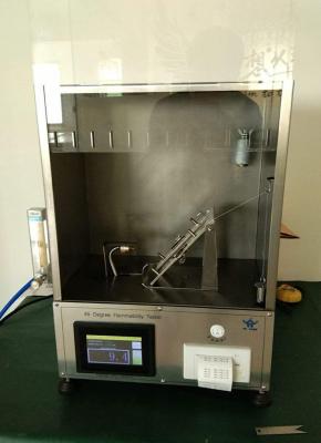 China 45 Degree Automatic Flammability Test Apparatus for sale