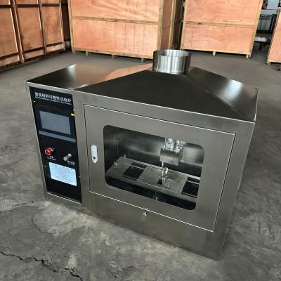 China Building Materials Ignitability Flammability Tester for Single Flame Source Test for sale