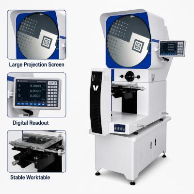 China High Precision Digital Profile Projector for Metal & Mould Workshop Quality Control for sale