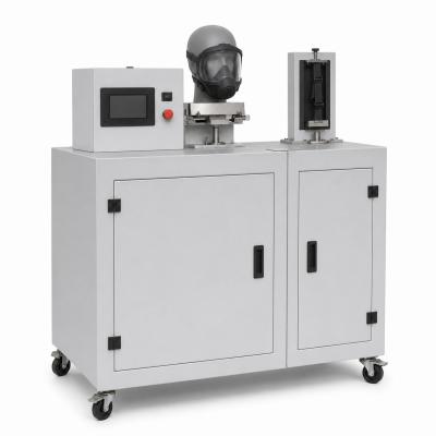 China EN 136 Full Face Mask Head Harness Flame Resistance Test Equipment Respirator Fireproof Testing Machine for Laboratory for sale