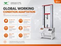 China Dual Column Servo Tensile Testing Machine Optional Base for Food Pharmaceutical Textile Packaging Material Performance Test for sale