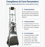 China Microcomputer Controlled Non Combustibility Test Furnace For Building Material Fire Safety Performance Test for sale