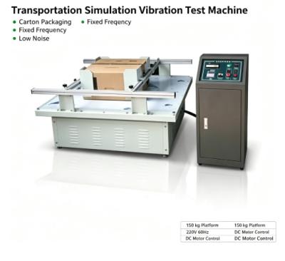 China Rotary Vibration Test Table with 130*120 cm Testing Dimension 25.4MM Amplitude and 2-5 Hz Adjustable Frequency for Carton Packaging for sale