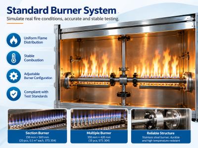 China ISO 10497 ISO19921 Fire Resistance Test Machine with Platinum Electrode and 220V 50Hz Power Supply for sale
