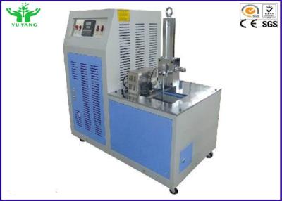 China Blue Environmental Test Chamber , Rubber Plastic Low Temperature Brittleness Test Instrument -80℃~0℃ for sale