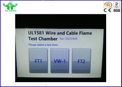 Cina Camera difficile 0-160kPa della fiamma del cavo UL1581 e della fune in vendita
