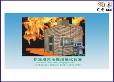 China UL1685 CE Vertical Flammability Tester , 2 Holder Building Material Testing Equipment for sale
