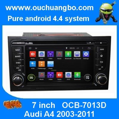China Ouchuangbo Car GPS DVD System for Audi A4 2003-2011 Android 4.4 3G Wifi Bluetooth Audio St for sale