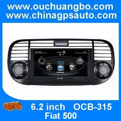 China Ouchuangbo Car Navi GPS Navigation for Fiat 500 Auto Stereo S100 Platform Wifi Bluetooth for sale