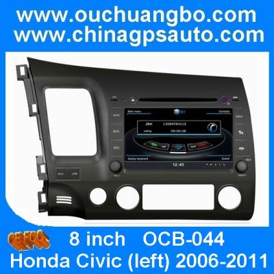 China Ouchuangbo S100 Platform for Honda Civic (left) 2006-2011 Car Radio Stereo GPS Navigation 3G Wifi Bluetooth for sale