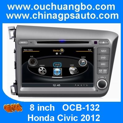 China Ouchuangbo S100 Platform Car Radio for Honda Civic 2012 DVD Multimedia Navigation System for sale
