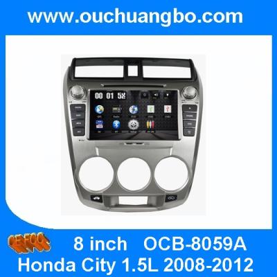 China Ouchuangbo Auto Radio Stereo Multime DVD Player for Honda City 1.5L 2008-2012 GPS Navigation iPod USB RDS OCB-8059A for sale