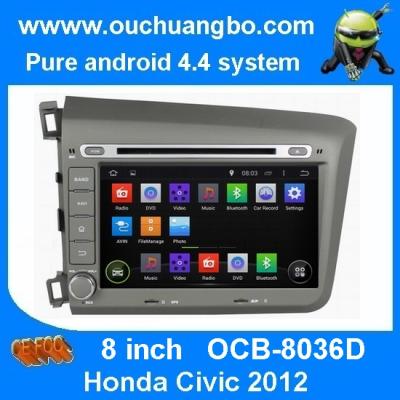 China Ouchuangbo In Dah GPS Navigation Radio Stereo Multimedia Kit for Honda Civic 2012 Android for sale