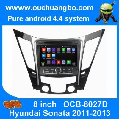 China Ouchuangbo Car GPS Navigation iPod USB Hyundai Sonata 2011-2013 Android 4.4 DVD Multimedia System OCB-8027D for sale