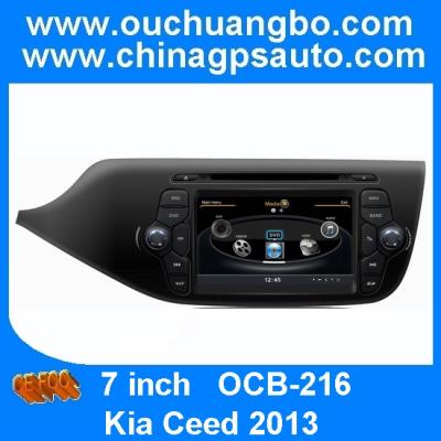 China Ouchuangbo S100 Car Navigation GPS Video for Kia Ceed 2013 DVD Radio iPod 3G WiFi Steering Wheel Control for sale
