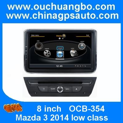 China Ouchuangbo S100 Platform Car Navigation System for Mazda 3 2014 (Low class) DVD Radio Multimedia Player for sale