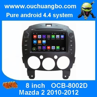 China Ouchuangbo DVD Player GPS radio Mazda 2 2010-2012 android 4. 4 3G Wifi iPod Touch Screen for sale