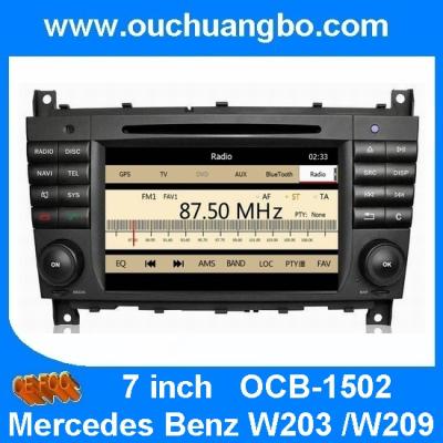 China Ouchuangbo Auto DVD Multimedia Radio for Mercedes Benz W203 /W209 GPS Navigation iPod USB TV Audio Player for sale
