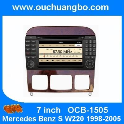 China Ouchuangbo Auto GPS Navigation for Mercedes Benz S W220 1998-2005 USB iPod DVD Radio Stereo System OCB-1505 for sale