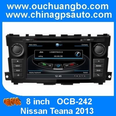 China Ouchuangbo Car GPS for Nissan Teana 2013 with 1080P 3G Host HD S100 Screen Audio Player for sale