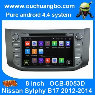 China Ouchuangbo Car Navi Multimedia System for Nissan Sylphy /B17 2012-2014 Android 4.4 GPS Nav for sale