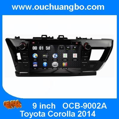China Ouchuangbo New Car GPS Radio Player for Toyota Corolla 2014 DVD USB Stereo System OCB-7019A for sale
