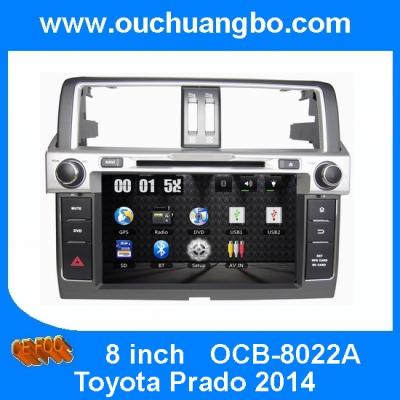 China Ouchuangbo Car GPS Navi Radio System for Toyota Prado 2014 DVD Multimedia USB iPod OCB-8022A for sale