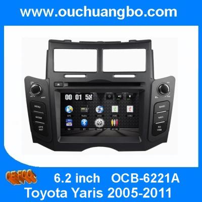 China Ouchuangbo In Car DVD Player for Toyota Yaris 2005-2011 GPS Multimedia Kit USB OCB-6221A for sale
